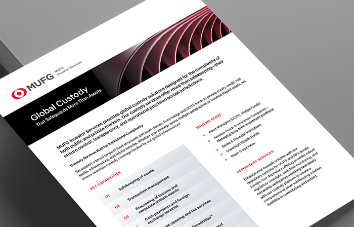 Global Custody - MUFG Investor Services